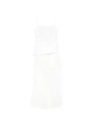 Simkhai Annalise Lace Midi Dress - White