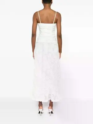 Simkhai Annalise Lace Midi Dress - White
