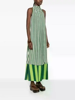 SIMONMILLER Mona Striped Midi Dress