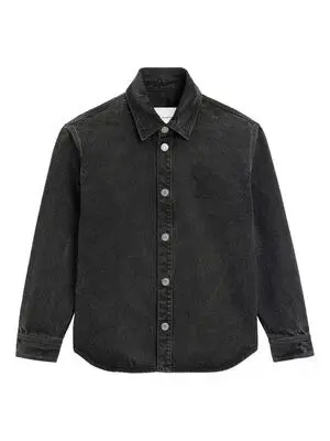 Ami De Coeur Crochet Denim Jacket - Black