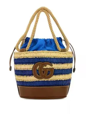 Gucci Mini Striped Bucket Bag