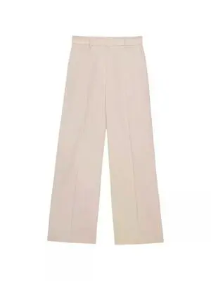 MSGM Wide-leg Trousers - Neutrals