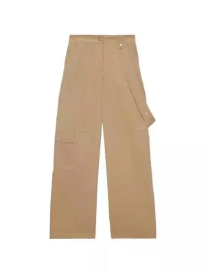 MSGM Pocket-detail Trousers - Neutrals