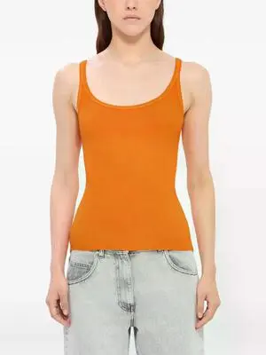 MSGM Ribbed Tank Top - Orange