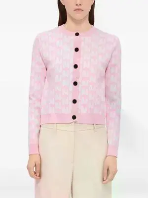 MSGM Button Pattern Cardigan