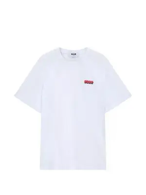 MSGM Logo-print T-shirt - White