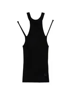 MSGM Cut-out Ribbed Tank Top