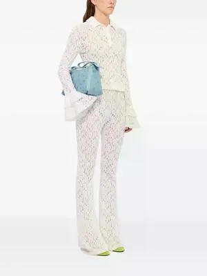 MSGM Lace Flared Trousers