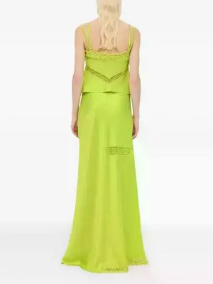 MSGM Lace Panelled Maxi Skirt