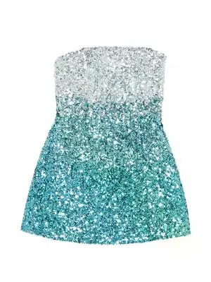 Retrofete Tancy Mini Dress - Blue