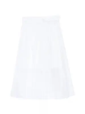 MSGM Eyelet Midi Skirt