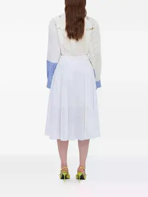 MSGM Eyelet Midi Skirt