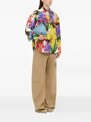 MSGM Floral Print Shirt