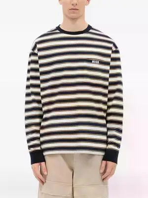 MSGM Striped Pocket T-shirt