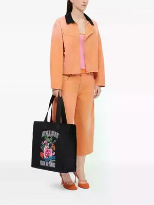 MSGM Floral-print Tote Bag