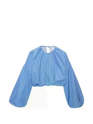 MSGM Crew-neck Blouse - Blue