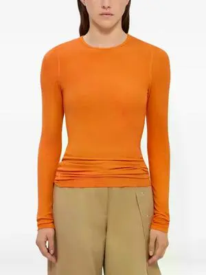 MSGM Long-sleeve Crewneck Top