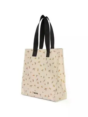 MSGM Floral-pattern Tote Bag