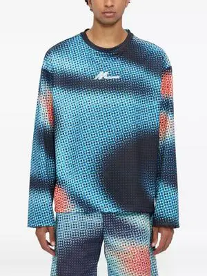 MSGM Dot-print Long-sleeve T-shirt