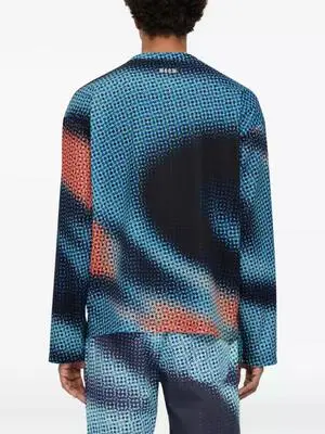 MSGM Dot-print Long-sleeve T-shirt