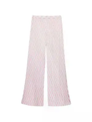 MSGM Pleated Checked Trousers