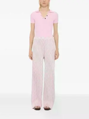 MSGM Pleated Checked Trousers