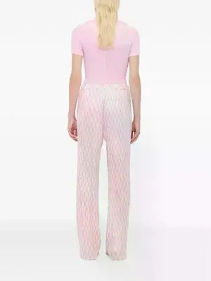 MSGM Pleated Checked Trousers