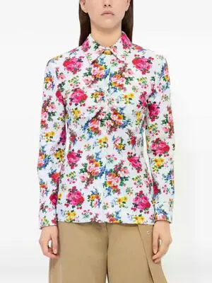 MSGM Floral-pattern Shirt