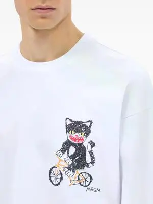 MSGM Graphic-print T-shirt