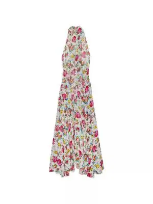 MSGM Floral-pattern Maxi Dress
