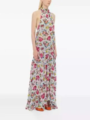 MSGM Floral-pattern Maxi Dress