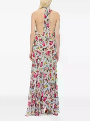 MSGM Floral-pattern Maxi Dress