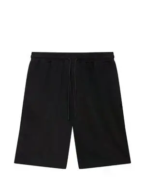 MSGM Drawstring Logo-detail Shorts - Black
