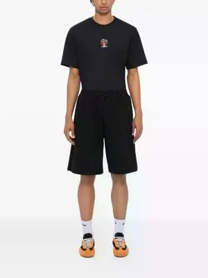 MSGM Drawstring Logo-detail Shorts