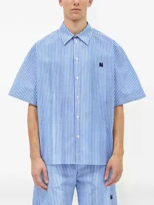MSGM Striped Short-sleeve Shirt