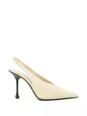 JIMMY CHOO 95mm Isa Pumps - Neutrals