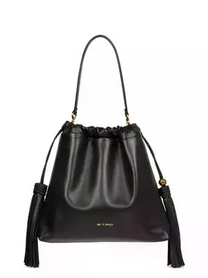 Etro Medium Kalispera Bag With Tassels - Black