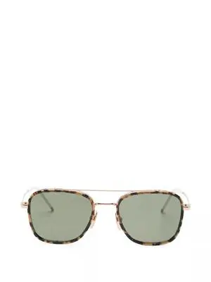 Thom Browne Square-frame Sunglasses - Brown