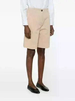 AIAYU Pleated Cotton Shorts