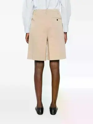 AIAYU Pleated Cotton Shorts