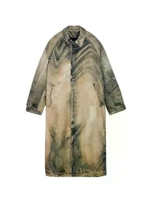 Camper Printed Overcoat - Neutrals