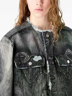 Camper Denim Trucker Jacket - Black