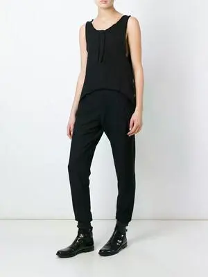 THOM KROM Frayed Edge Tank Top