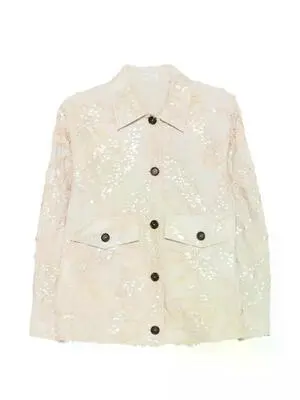 Brunello Cucinelli Sequin-embellished Jacket - Neutrals