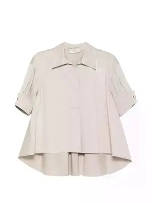 Agnona Pleated Blouse