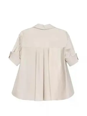 Agnona Pleated Blouse