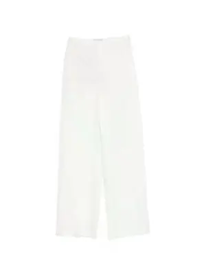 Agnona Concealed-fastening Wide Leg Trousers