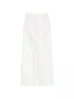 Agnona Concealed-fastening Wide Leg Trousers