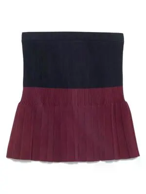 Sandro Plissé Skirt - Blue