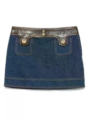 Sandro Denim Mini Skirt - Blue